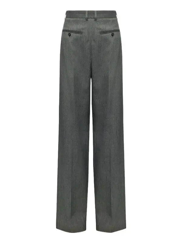 MAISON MARGIELA Tailored Wide-leg Trousers - Black