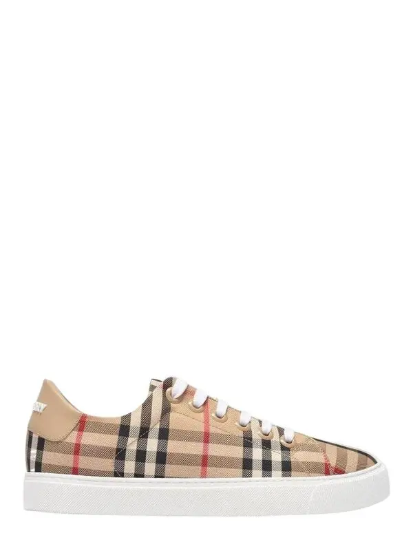 Burberry Vintage Checked Low-top Sneakers - White
