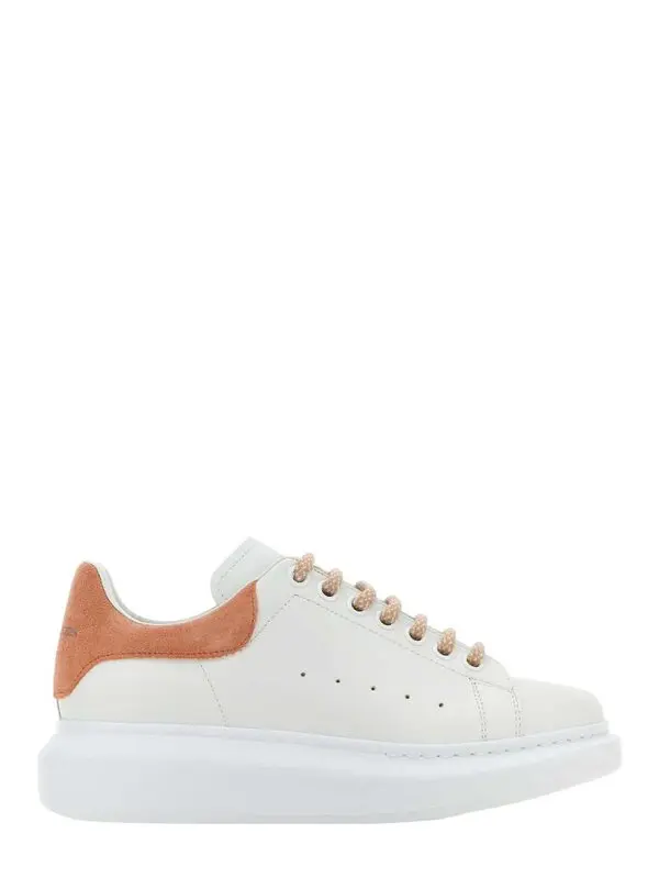 Alexander McQueen Oversized Lace-up Sneakers - White