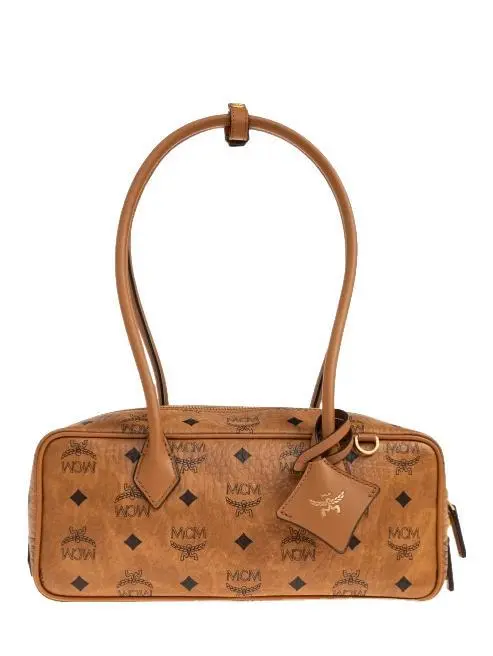 Mcm East West Shoulder Bag - Brown