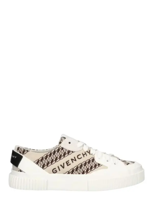 Givenchy Chain Logo Sneakers - White