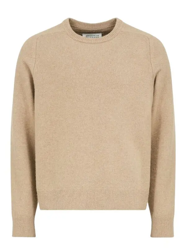MAISON MARGIELA Long-sleeved Crewneck Jumper - Nude