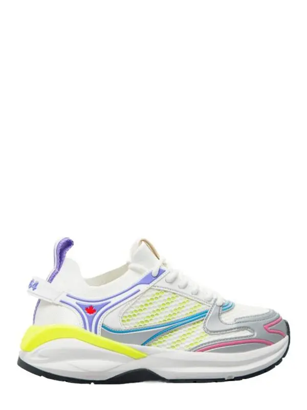Dsquared2 Paneled Lace-up Sneakers - White