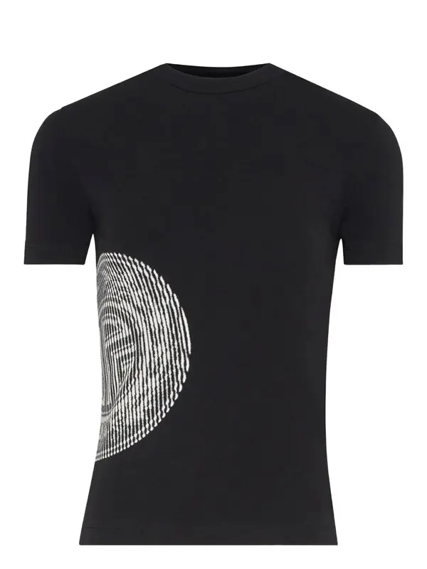 JEAN PAUL GAULTIER Printed T-shirt - Black