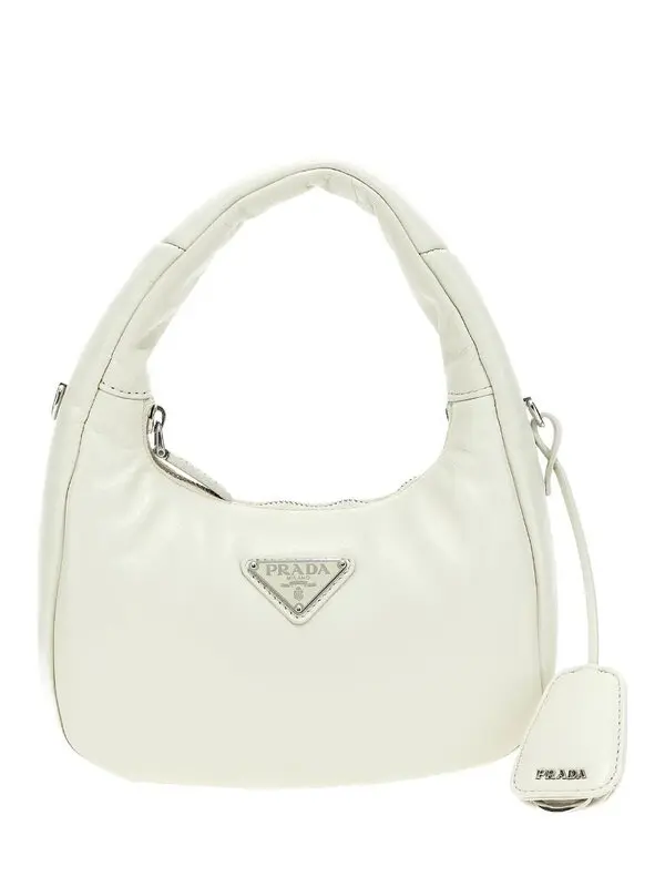 Prada Padded Mini Tote Bag - White