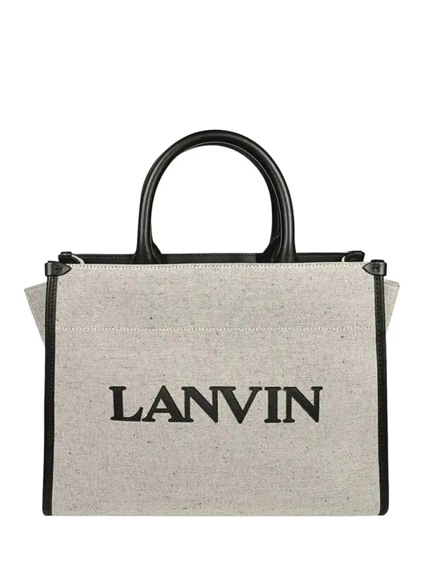 LANVIN Small Inout Top Handle Bag - Nude