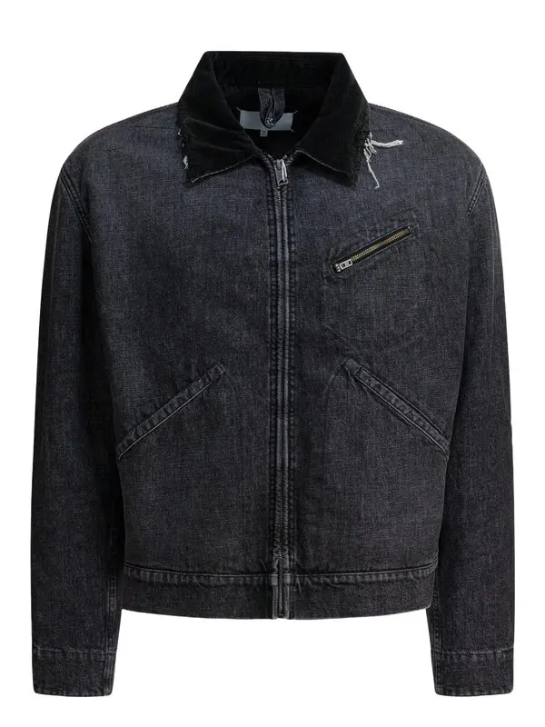 MAISON MARGIELA Distressed Denim Jacket - Black