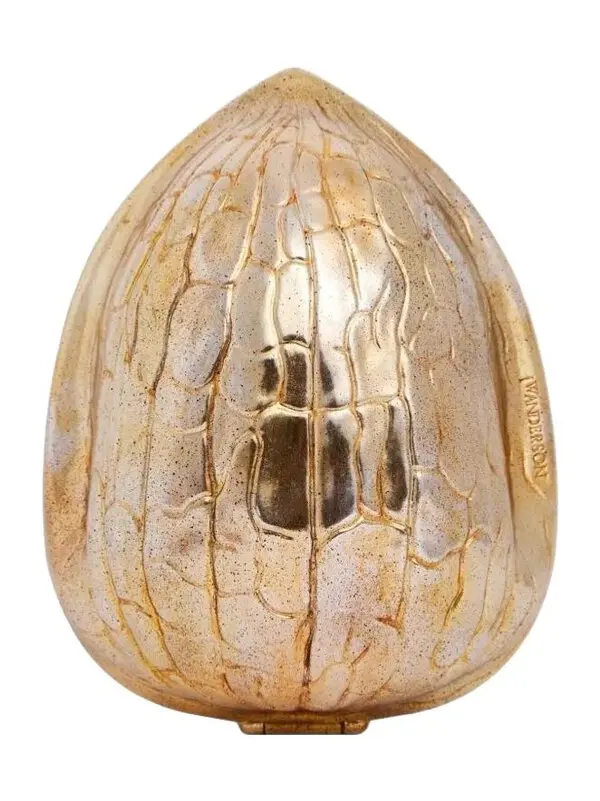 J.W.ANDERSON Walnut Shell Clutch Bag - Nude