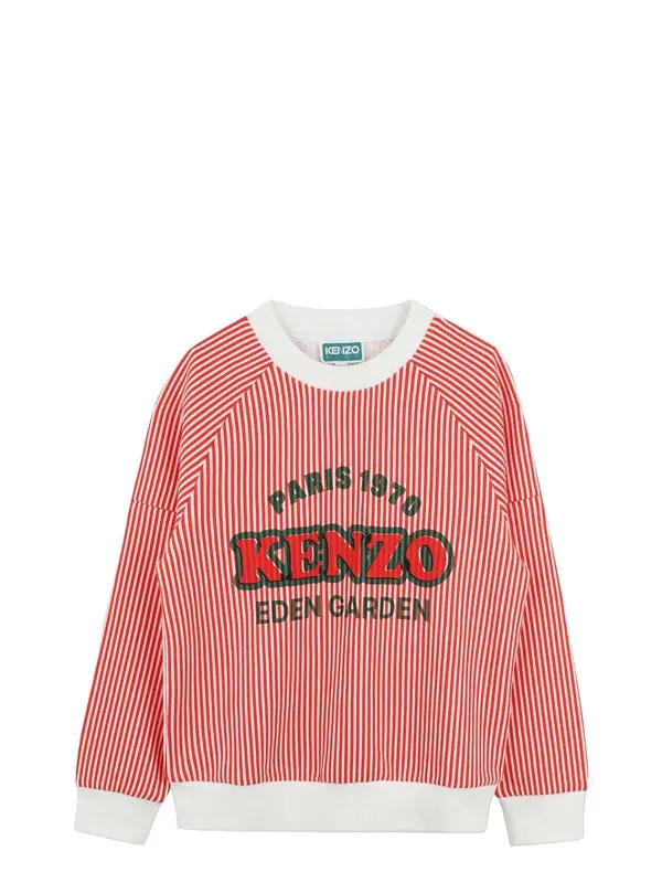 Kenzo Logo Print Sweatshirt - Red