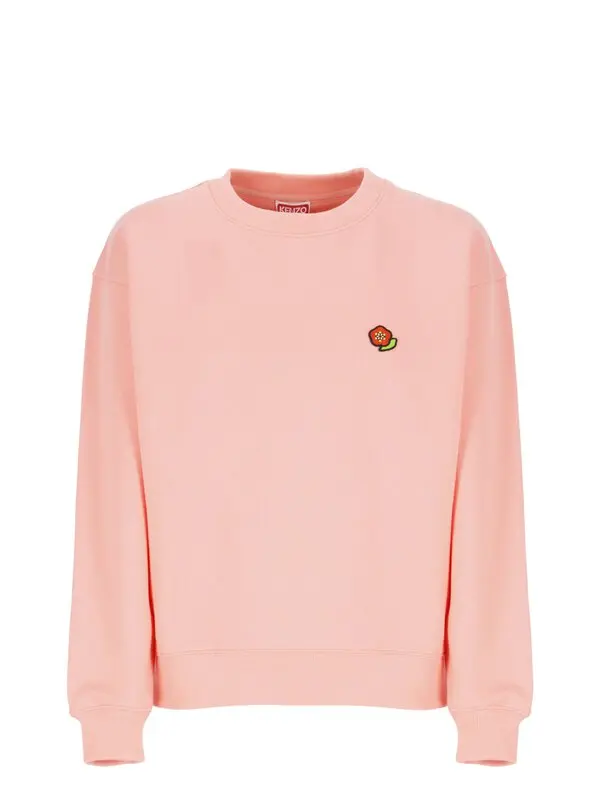 Kenzo Embroidered Crewneck Sweatshirt - Pink