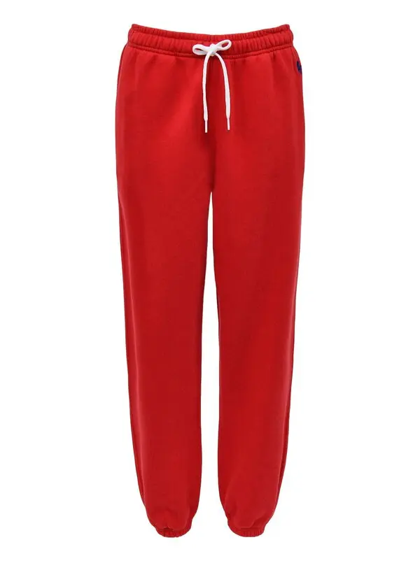 Polo Ralph Lauren Logo Detail Track Pants - Deep Orangey Red