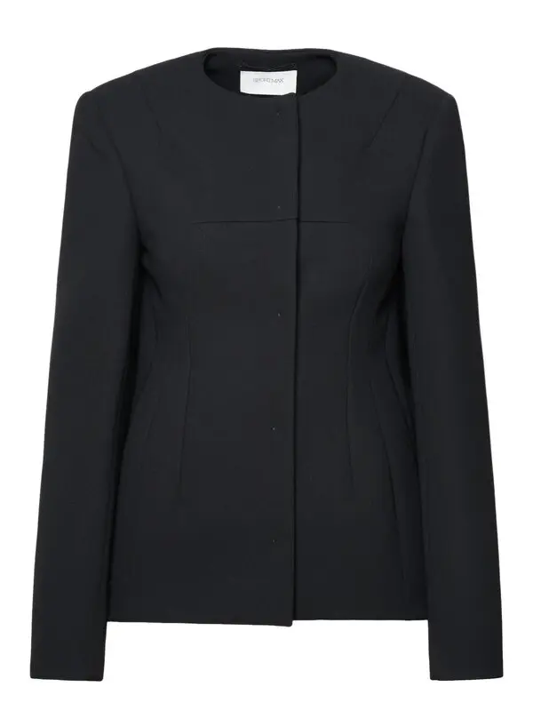 Sportmax Dart Detailed Jacket - Black