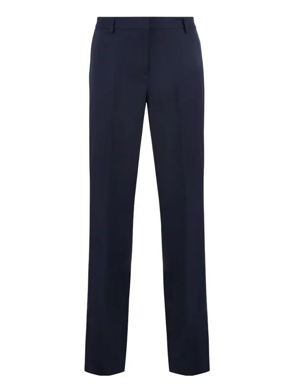 PT TORINO Tailored Stretch Viscose Slacks - Black