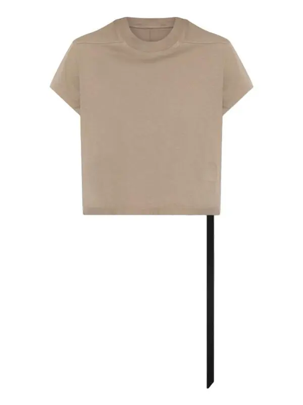 Rick Owens Short-sleeve Patch-pocket T-shirt - Beige