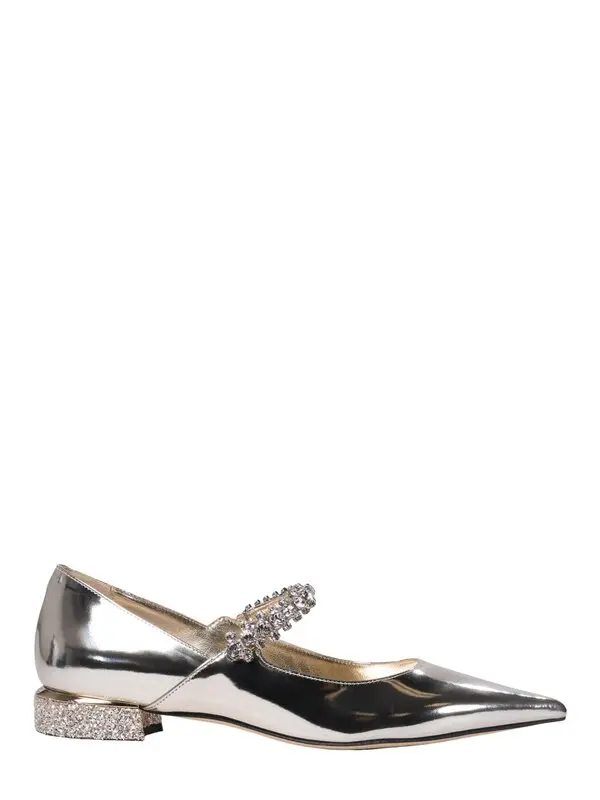 JIMMY CHOO Bing Embellished Flat Mary Jane Shoes - Multicolor