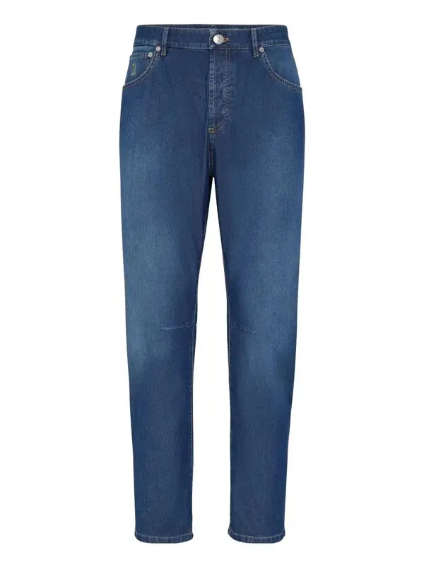 Brunello Cucinelli Straight-leg Jeans - Blue
