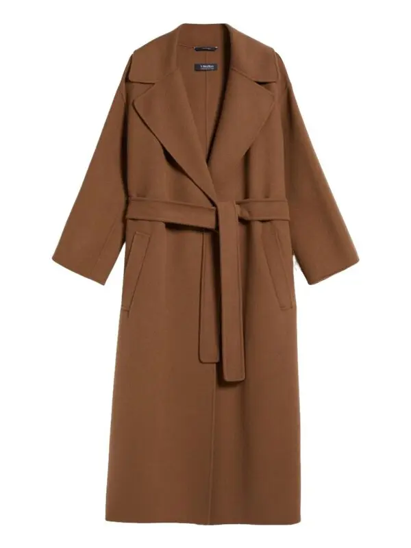 Max Mara Venice Long-sleeved Coat - Brown