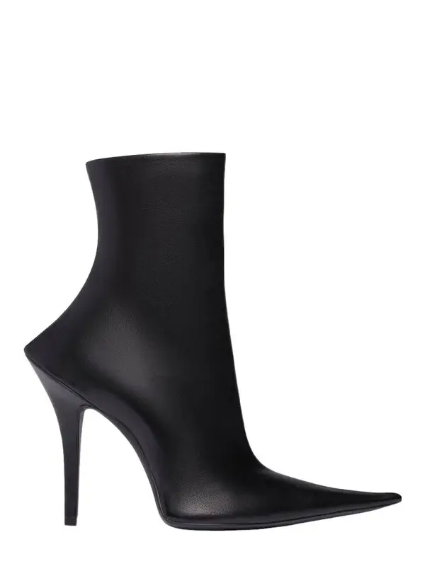 Balenciaga Witch Heeled Ankle Boots - Black
