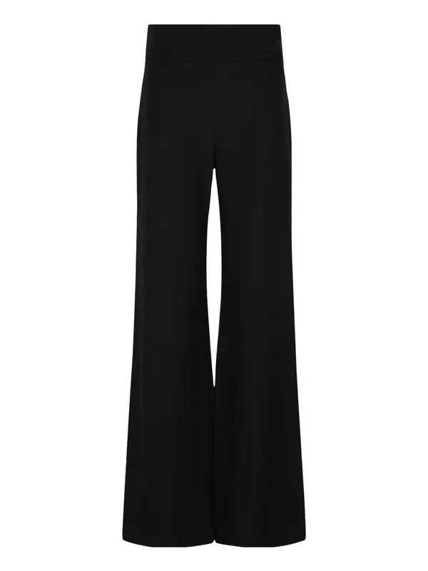 Veronica Beard Kalinda Wide-leg Ponte Pants - Black