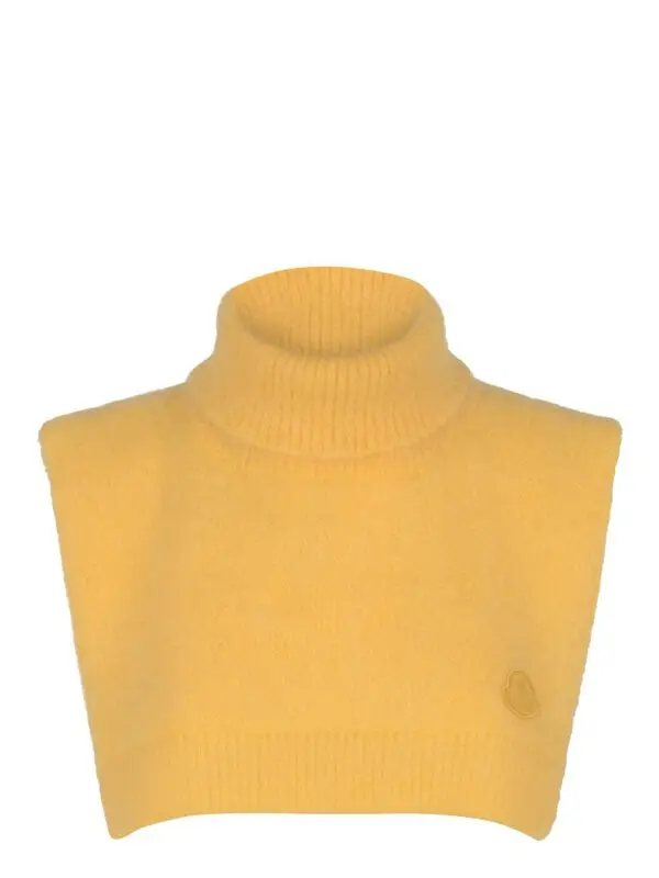Moncler High Neck Vest - Yellow