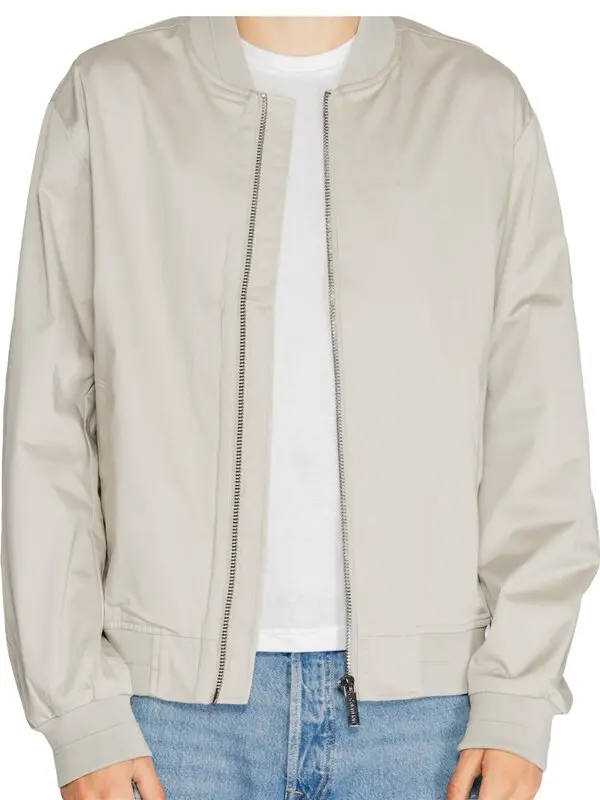 Calvin Klein Bomber Jacket - White