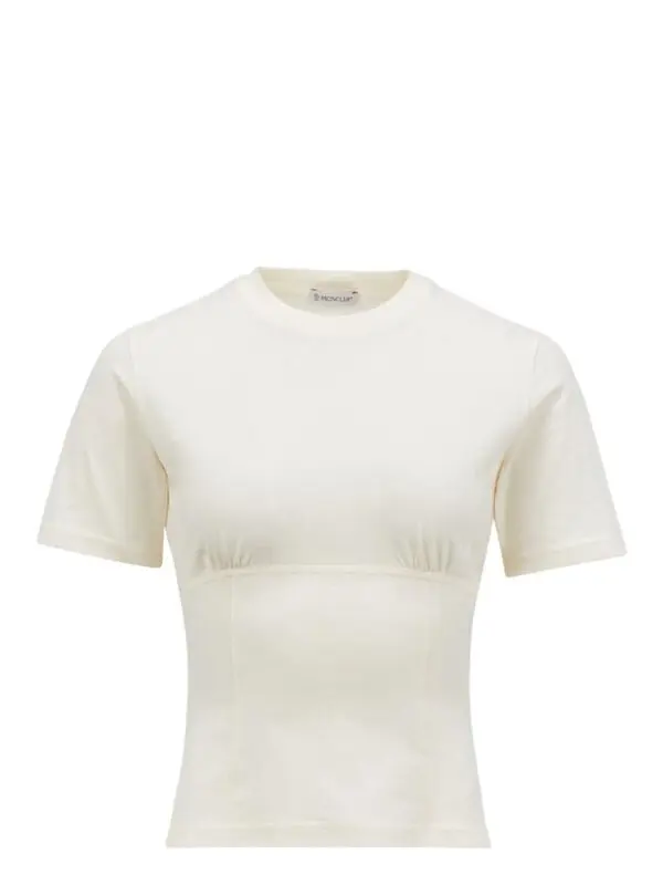 Moncler Crystal Logo T-shirt - White