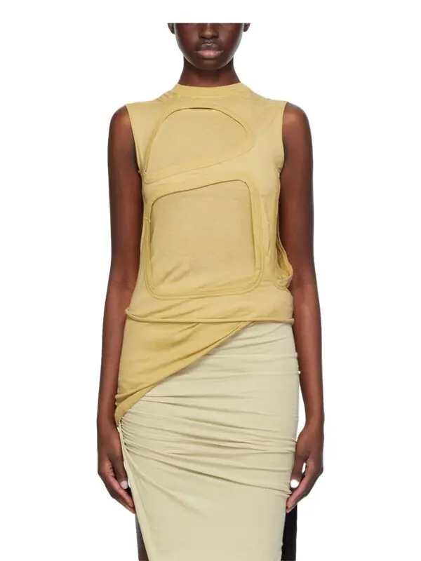 Rick Owens Sleeveless Vest - Yellow