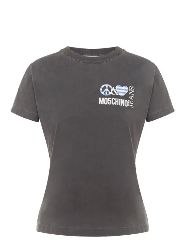 Moschino T-shirt With Logo Detail - Black