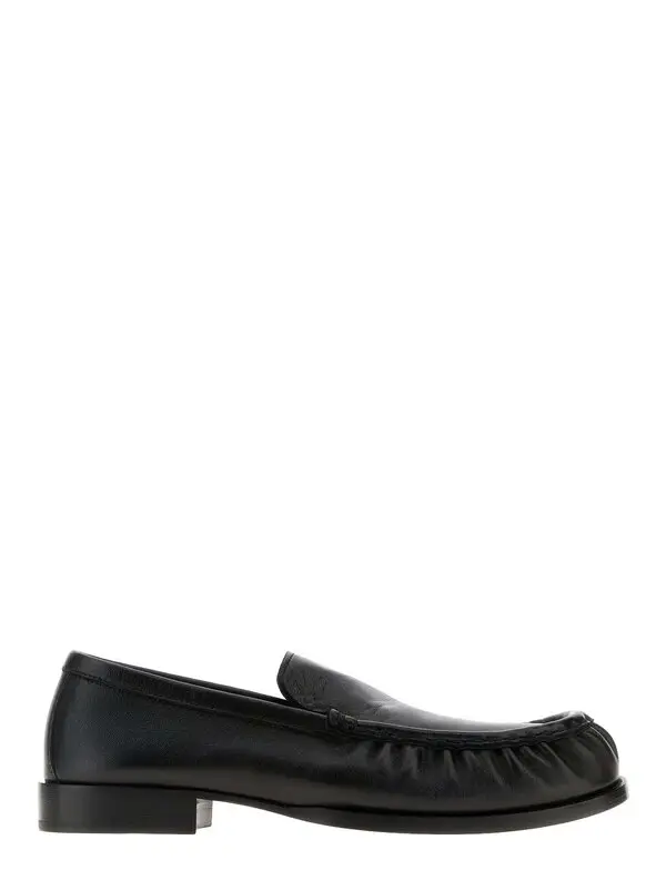 Dries Van Noten Round Toe Loafers - Black