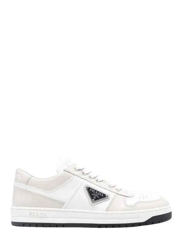Prada Downtown Lace-up Sneakers - White