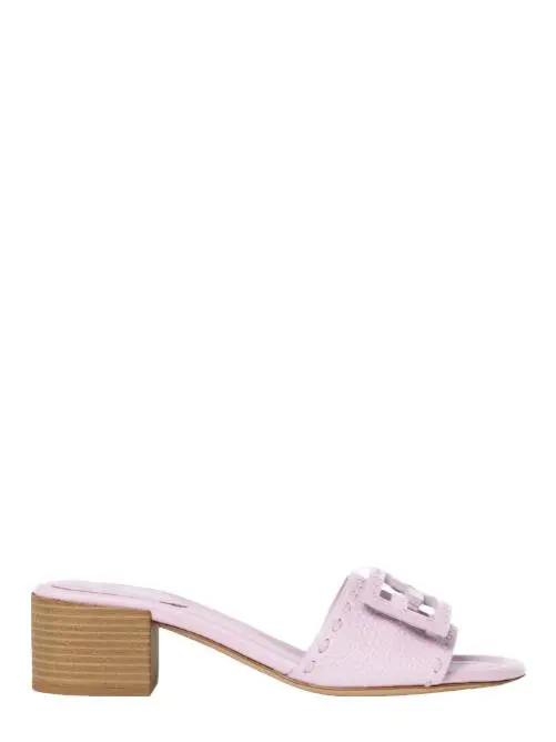 Fendi Baguette Wide-band Slides - Purple