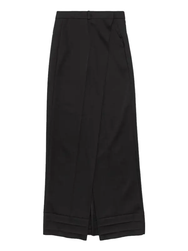 Balenciaga Split Centre Maxi Skirt - Black