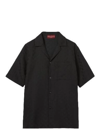 Gucci Gg Bowling Shirt - Black
