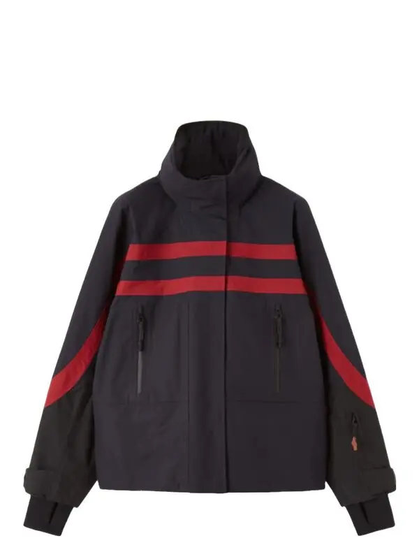 Loro Piana Forley Bomber Jacket - Navy Blue/red/black