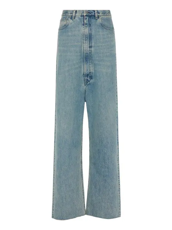 MAISON MARGIELA Wide-leg Baggy Jeans - Light Blue