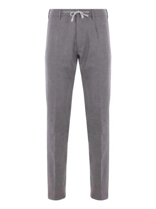Eleventy Belt Loop Casual Pants - Gray