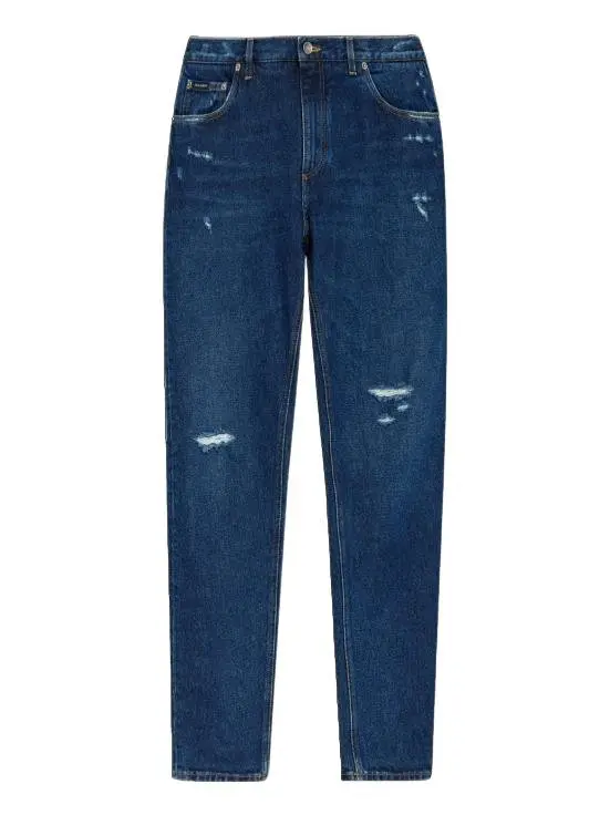 Dolce & Gabbana Distressed Denim Jeans - Blue