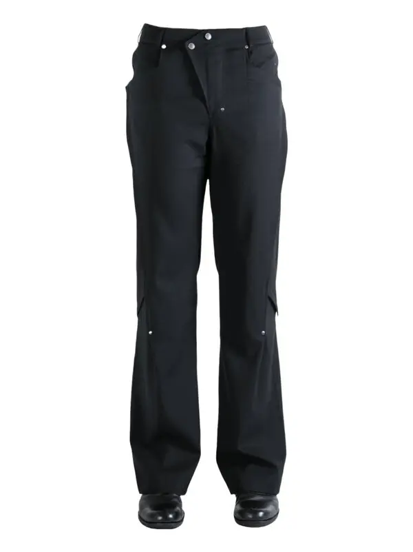 KIKO KOSTADINOV Kraner Relaxed Straight Leg Trousers - Black