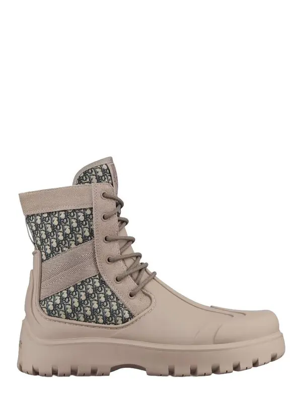 Dior Garden Lace-up High-top Boots - Brown