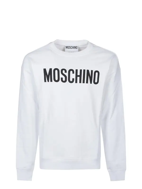 Moschino Long Sleeve Sweatshirt - White