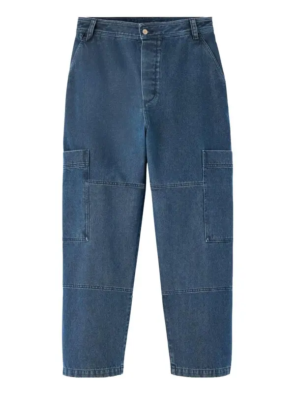 Jacquemus Carré De Nîmes Wide-leg Jeans - Navy