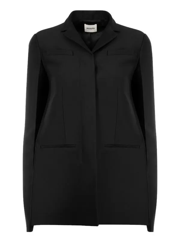 Khaite Crittan Tailored Blazer - Black