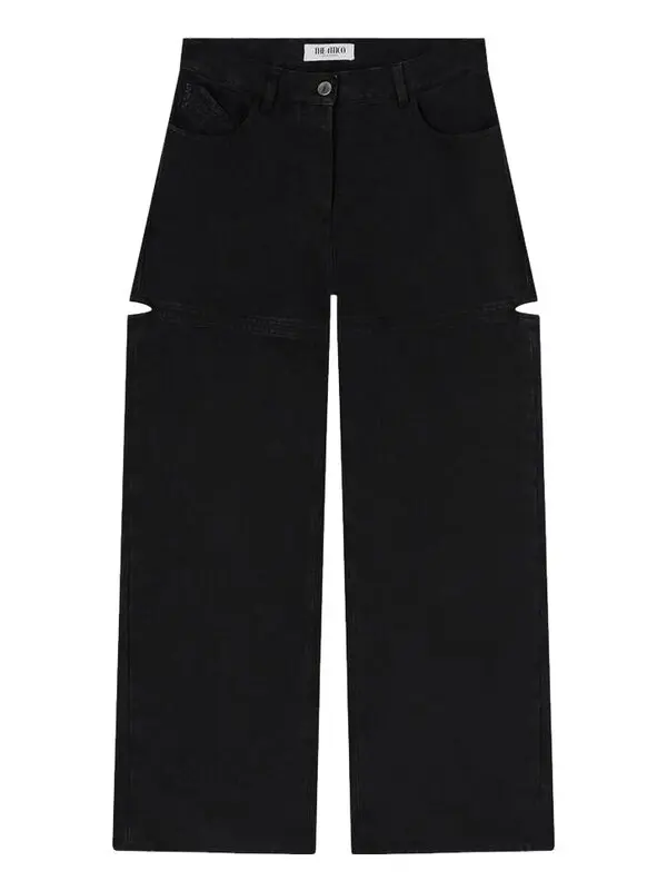 Attico Belt Loops Slacks - Black