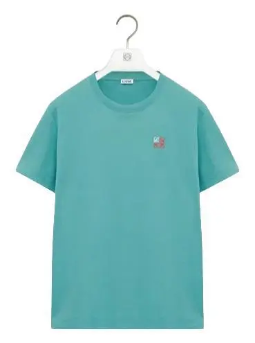 Loewe Embroidery T-shirt - Light Blue