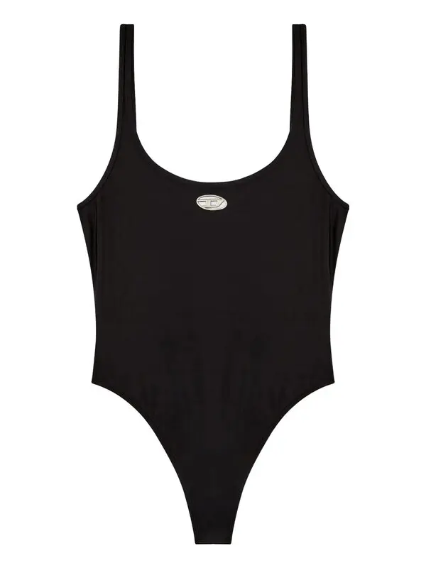 DIESEL® Ut-body-utlt Cut-out Logo Swimsuit - Black