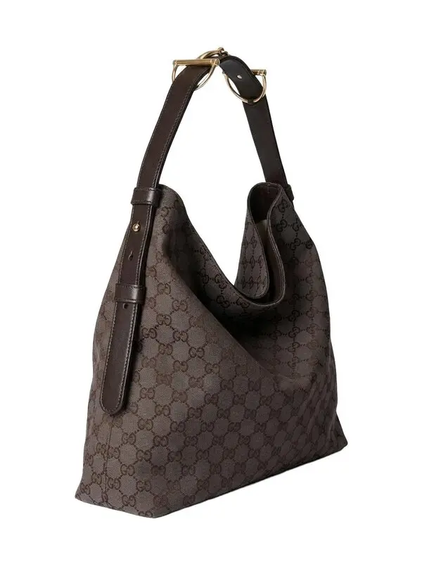 Gucci Beatrix Large Tote Bag - Brown And Dark Brown