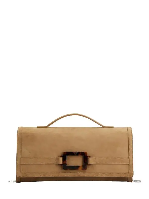 ROGER VIVIER Belle Chain-strap Cross Body Bag - Brown