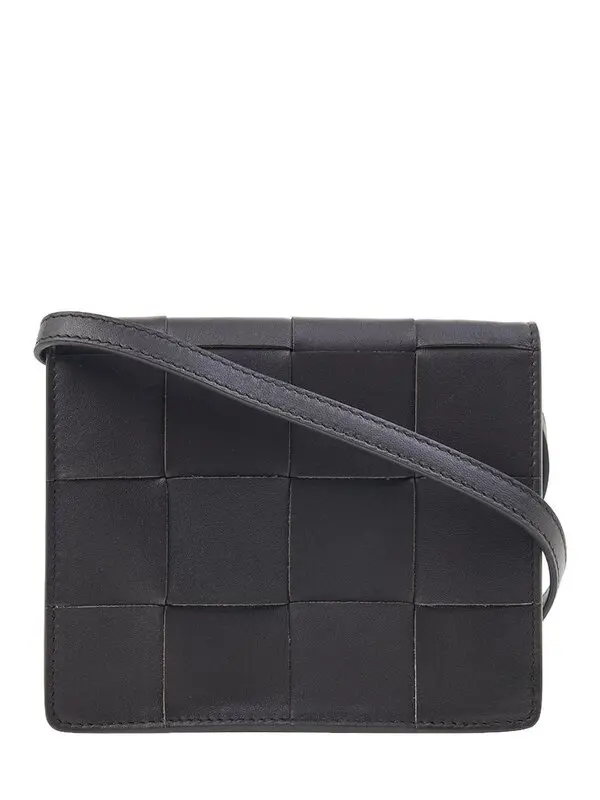 Bottega Veneta Cassette Mini Crossbody Bag - Black