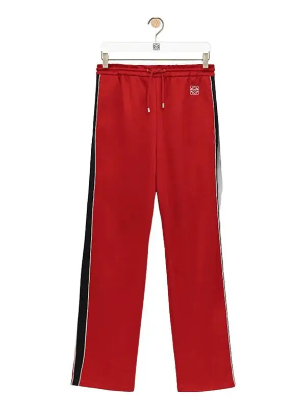 Loewe Technical Jersey Tracksuit Trousers - Dark Raspberry