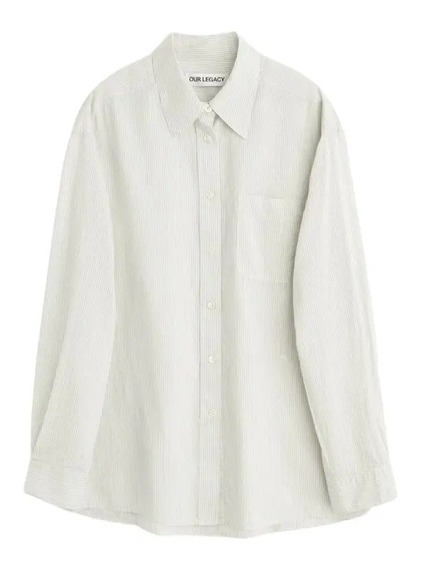 Our Legacy Striped Long Sleeve Shirt - No